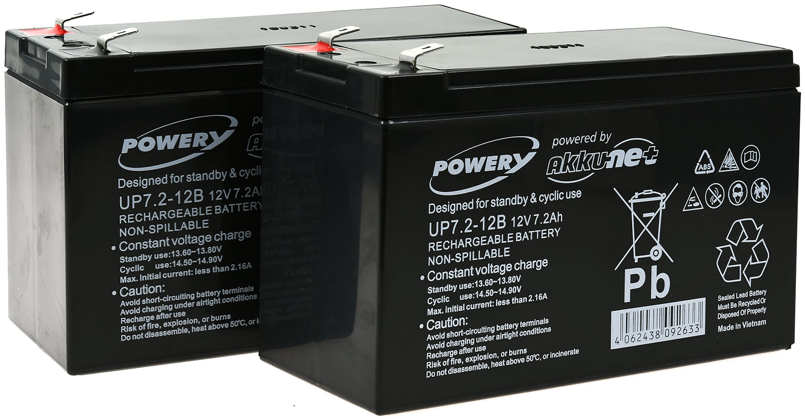 Powery Recambio de Batería para USV APC Smart-UPS 750 * www.Bateria.es ...